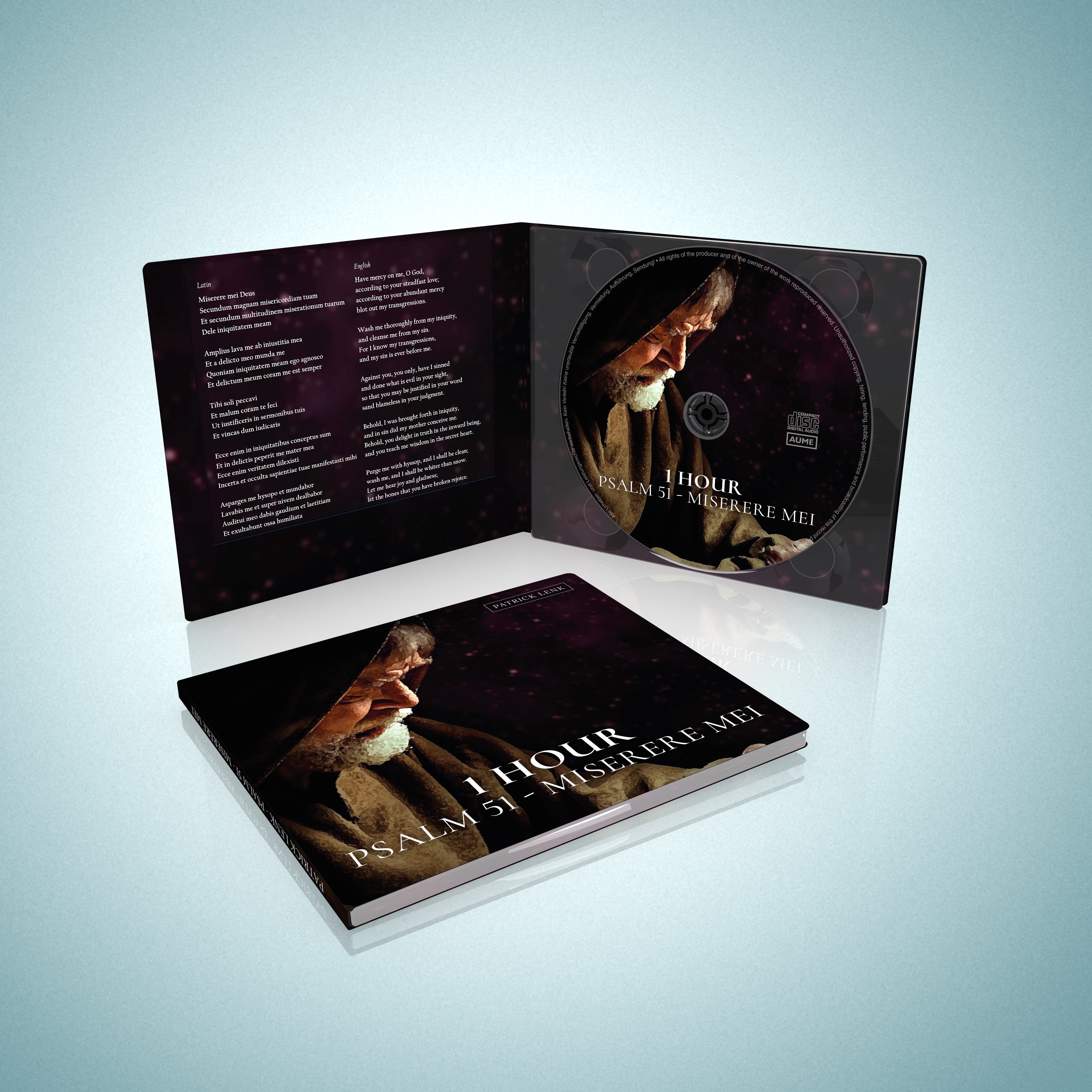 Shop: Patrick Lenk -1 Hour Psalm 51 - Miserere Mei (CD) – Sanctum